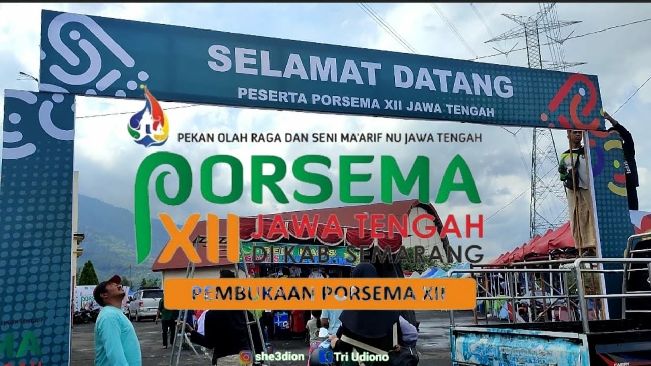 Kemeriahan pra pembukaan Porsema XII | Wujil Ungaran Kabupaten Semarang ...