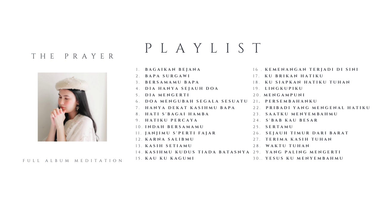 PLAYLIST LAGU ROHANI FULL 2 JAM TERBARU 2024 COVER BY JENNIFER ODELIA ...