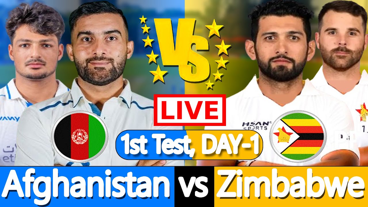 Afghanistan vs Zimbabwe Live | Live cricket match today | AFG vs ZIM ...