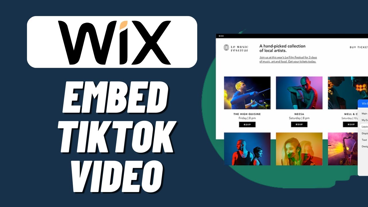 How to Embed TikTok Video on Wix Website (2023) - YouTube
