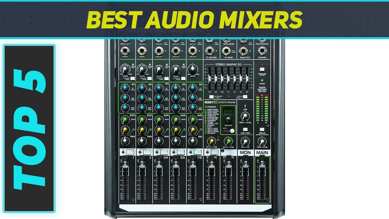 5 Best Audio Mixers in 2023 - YouTube