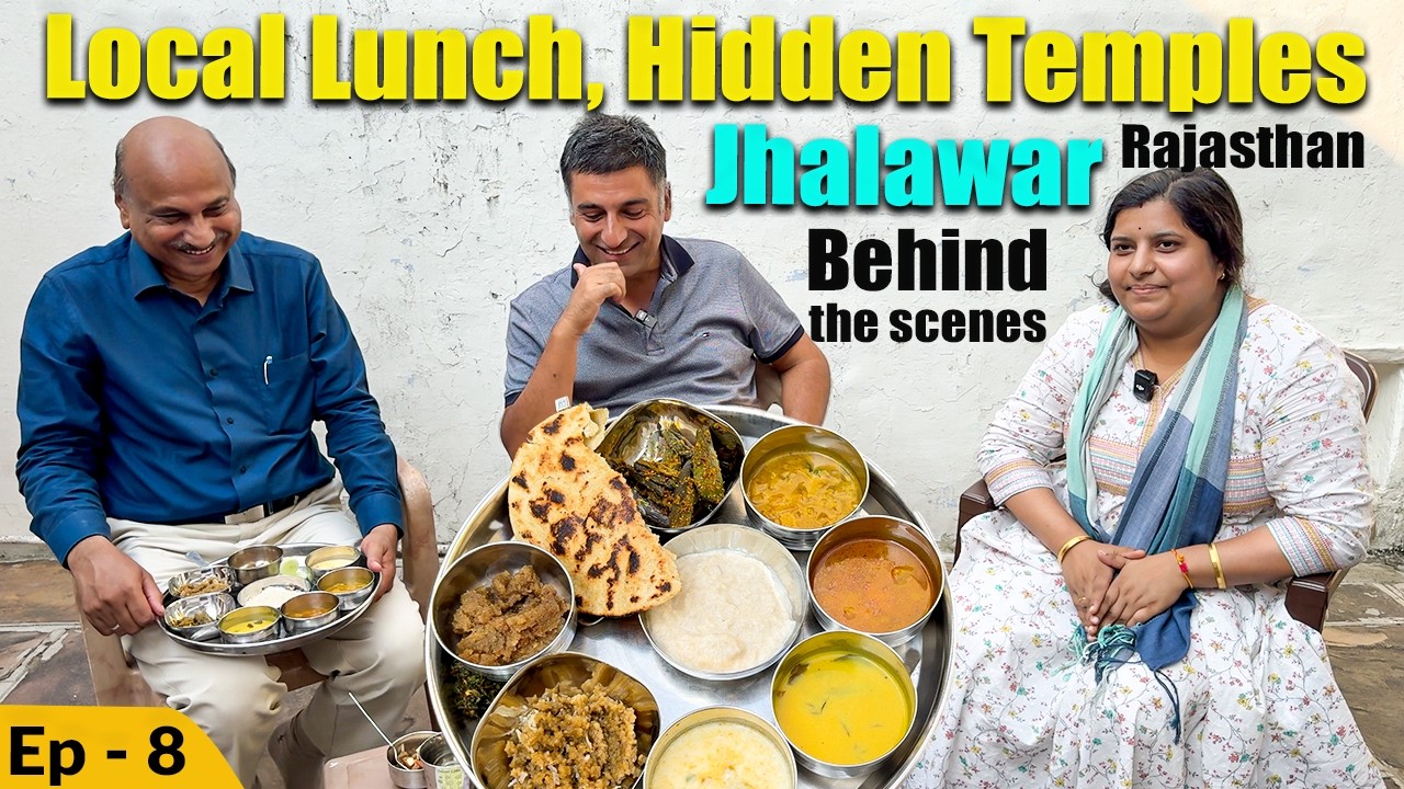 Ep 8 - Jhalawar to Rawatbhata | Rajasthani Lunch | Chandrabhaga Temple ...