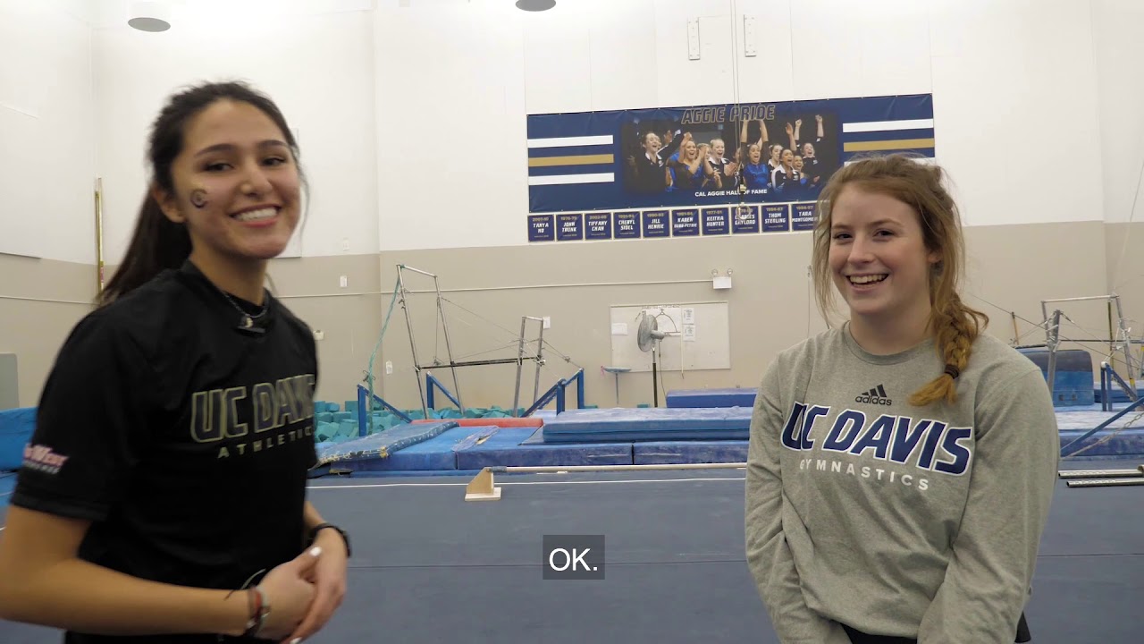 Horsin' Around w/ the Ags - UC Davis Gymnastics - YouTube