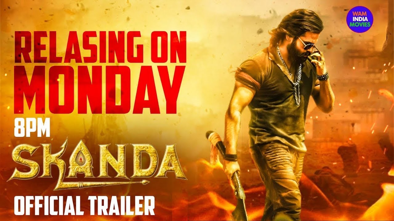 Skanda (Official Trailer) Ram Pothineni, Sreeleela | Releasing On 17th ...