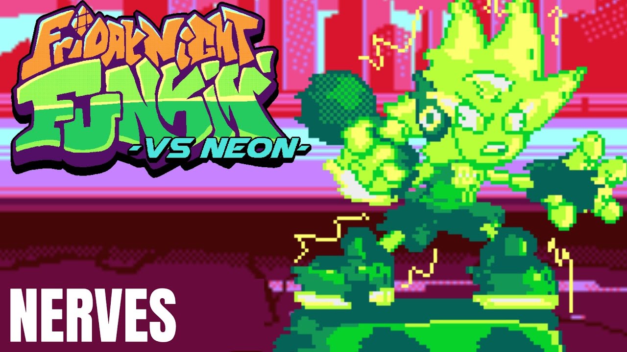 Friday Night Funkin Neon Sings Nerves! - YouTube
