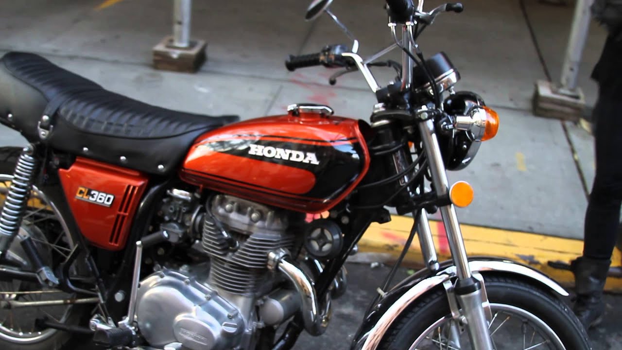 1975 Honda CL 360 - YouTube