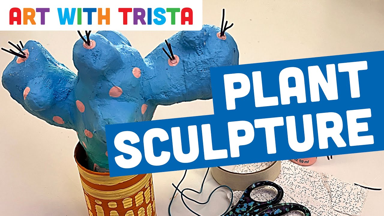 Plant Sculpture with Plaster Craft Inspired by Chiaozza - Art With ...