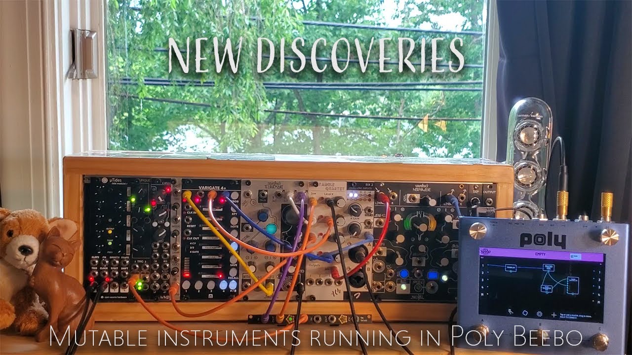 New Discoveries - generative ambient eurorack modular piece no. 86 - poly beebo, morphagene ...