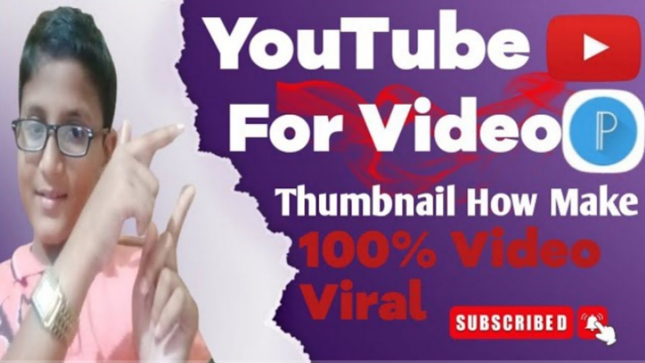 How to make make professional Thumbnail for YouTube . How to Edit ...