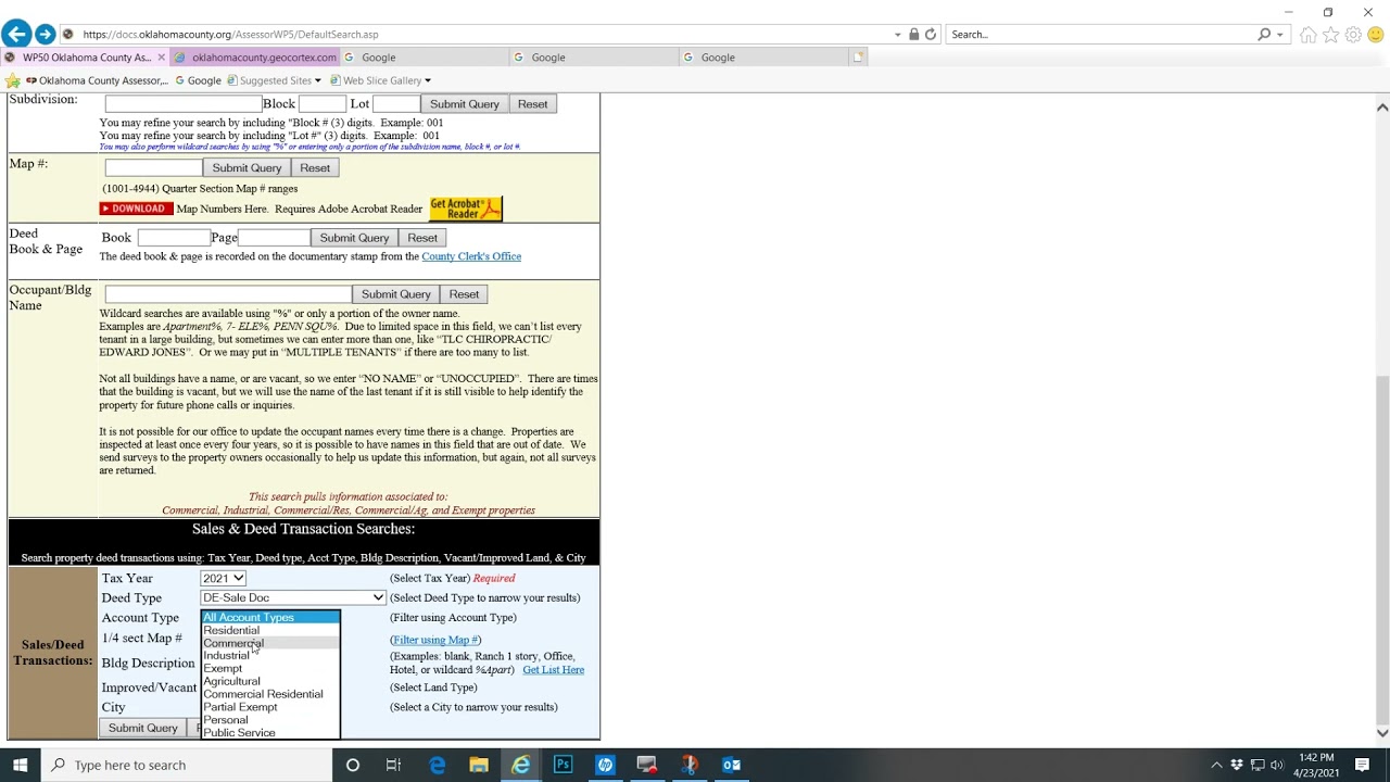 Lesson 6 How to Search Deed Sales and Transactions - YouTube