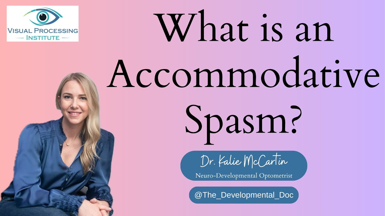 What are accommodative spasms? - YouTube