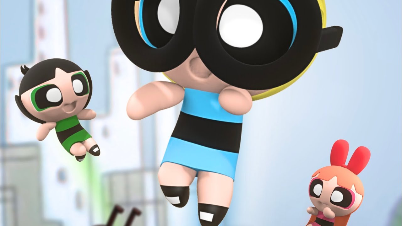 Remake The Powerpuff Girl - Bubbles vision by 3D Blender | Topustudying ...