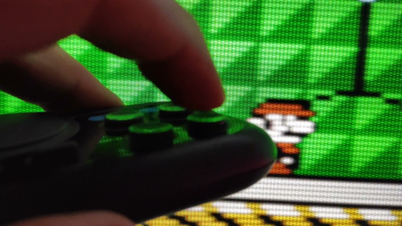 Batocera v33 RetroArch FCEUmm NES Core + run-ahead + 8Bitdo PC-Engine Controller + SMB3 Latency ...