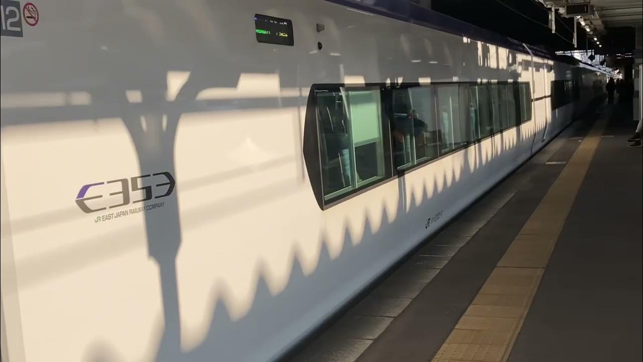 松本駅 JR-SH1-1＆特急あずさ - YouTube