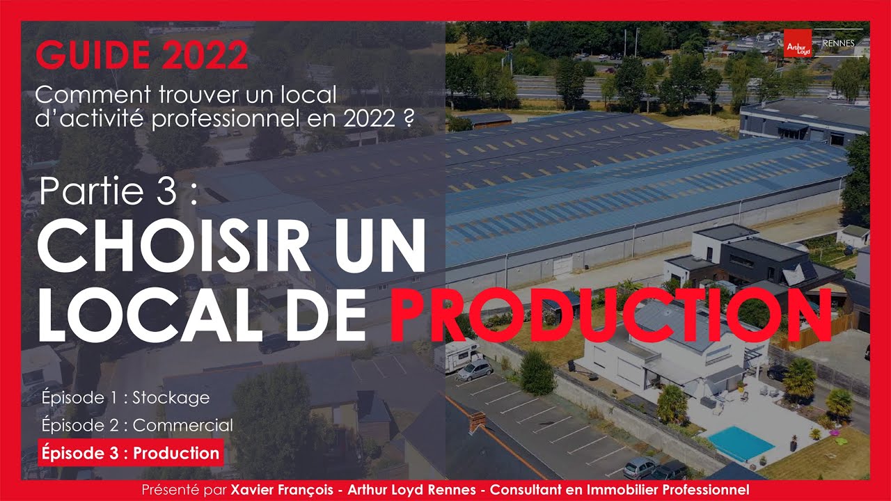 Comment bien choisir son LOCAL DE PRODUCTION ? - YouTube