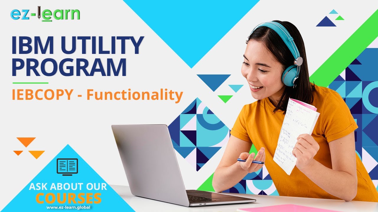 IBM Utility Program - IEBCOPY (To take backup of a PDS) - Explanation - YouTube