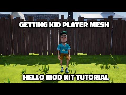 How To Change The Player Mesh To The Kid | Hello Mod Kit Tutorial #7 - YouTube