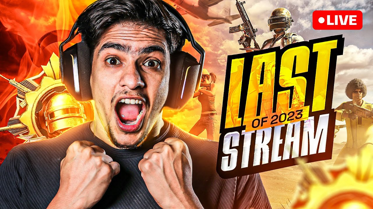 🔥LAST STREAM OF 2023 - TOP 1 CONQUEROR RANK POSSIBLE ? - YouTube