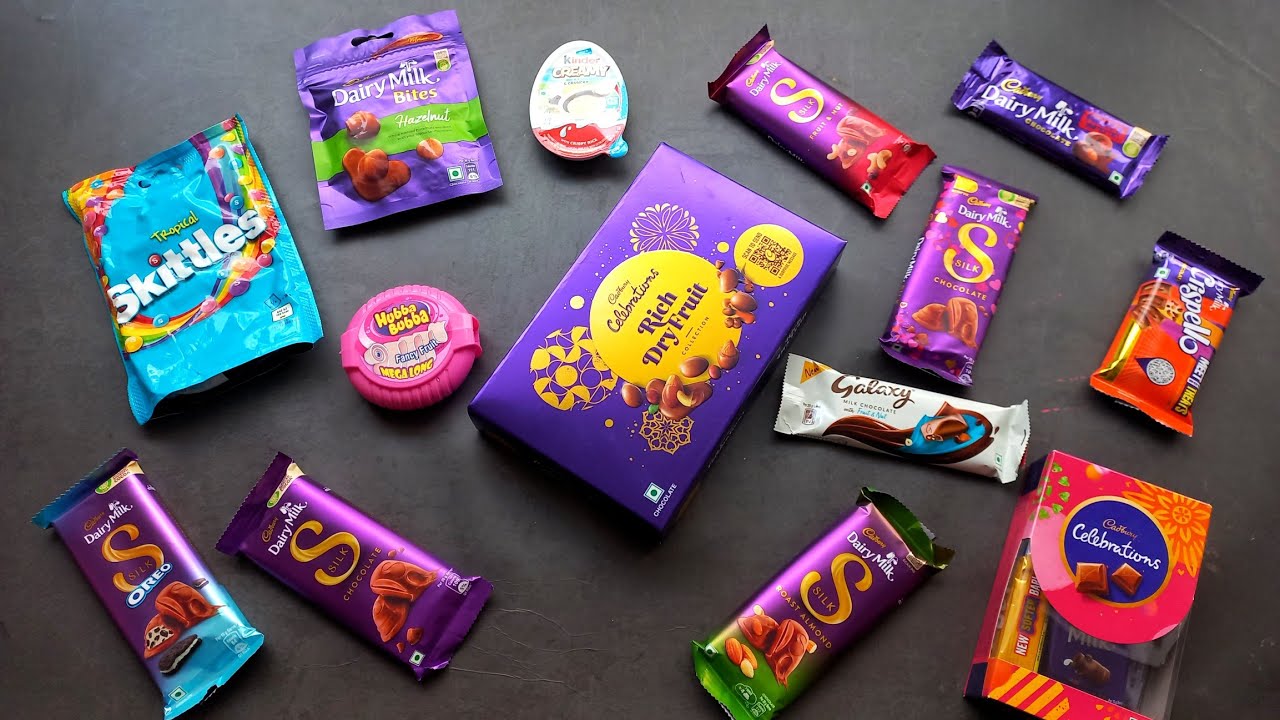 100 candies opening, surprise toys, chocolate opening video, lots of ...