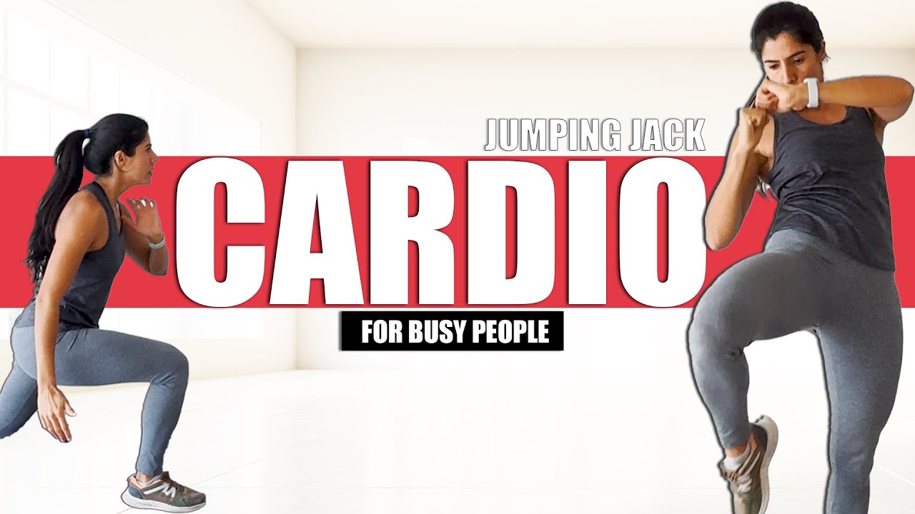 Intense Jumping Jacks Cardio Workout | Full Body Burn + Low Impact ...