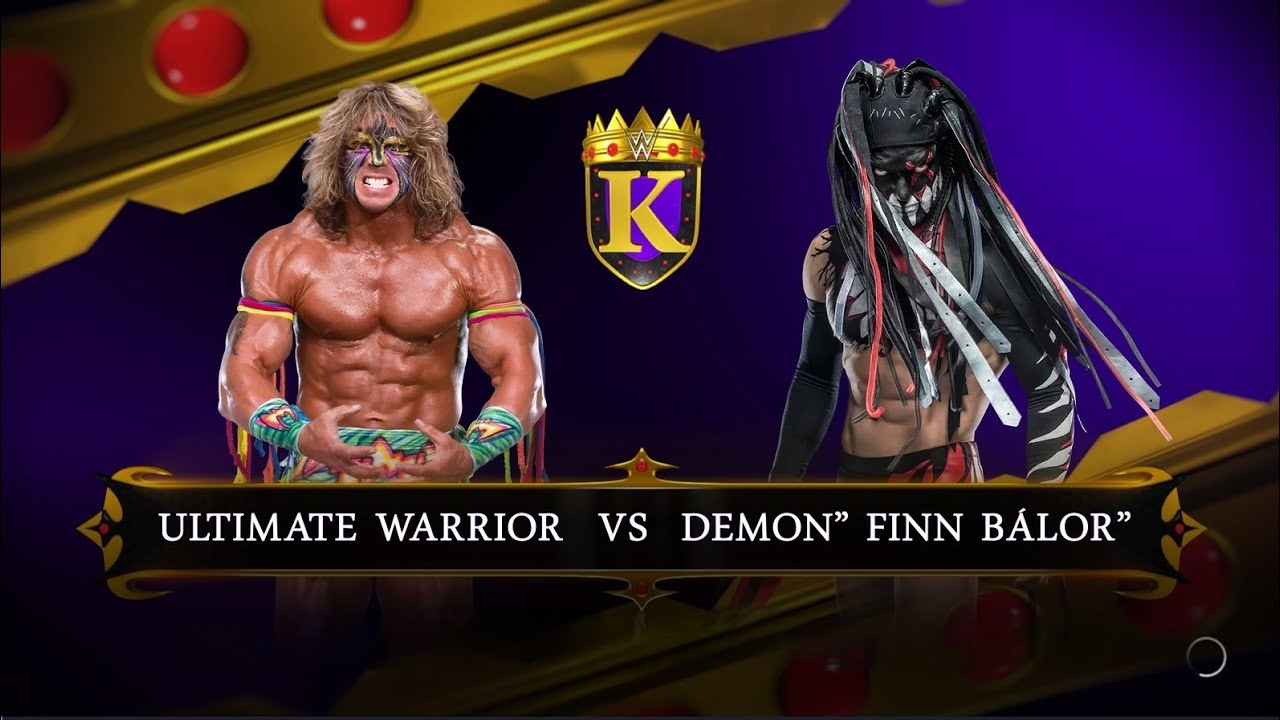 KING OF THE RING: Ultimate Warrior vs The Demon Finn Balor | WWE 2K22 ...