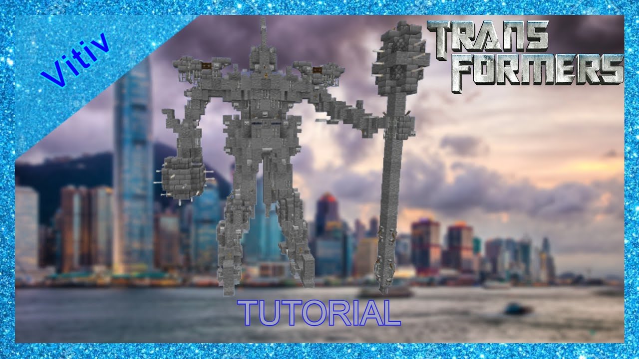 Transformers Grimlock in Minecraft - 1:1 Scale - Tutorial - YouTube