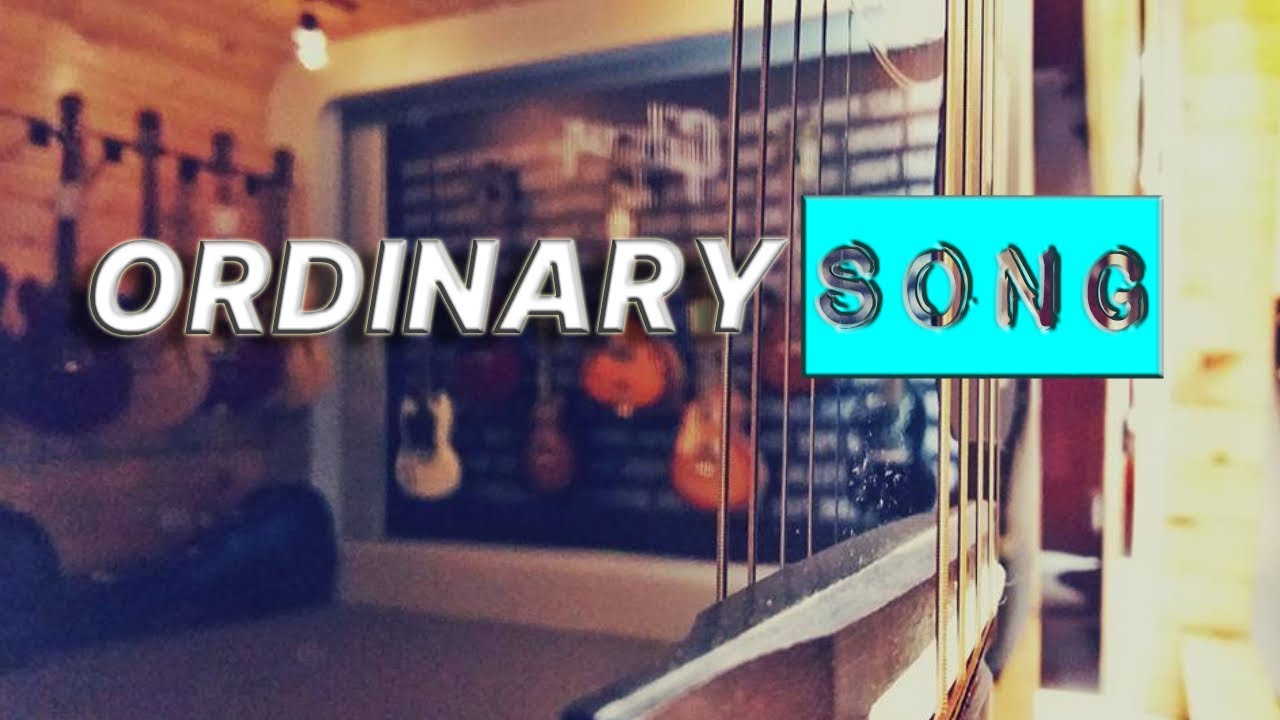 ORDINARY SONG | acoustic cover - YouTube