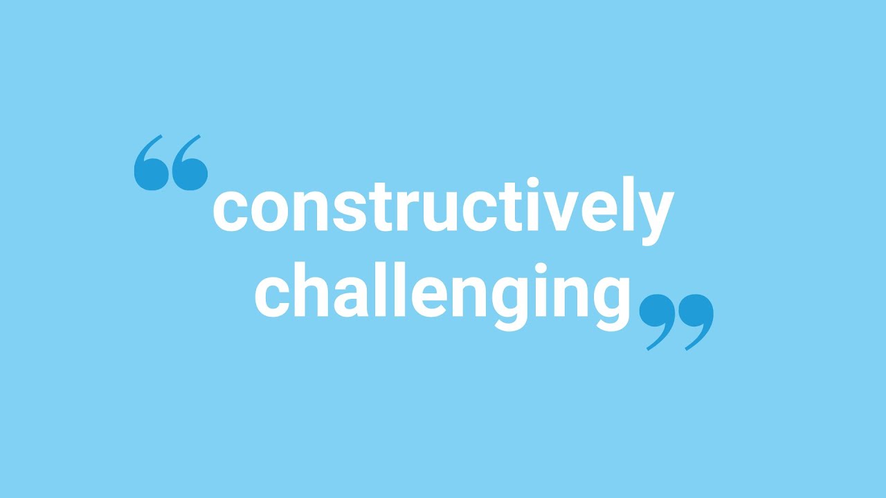 4i Feedback - Constructively challenging - YouTube