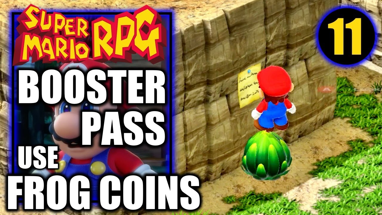 Super Mario RPG - Booster Pass - Where to Use the Frog Coins - Gameplay ...