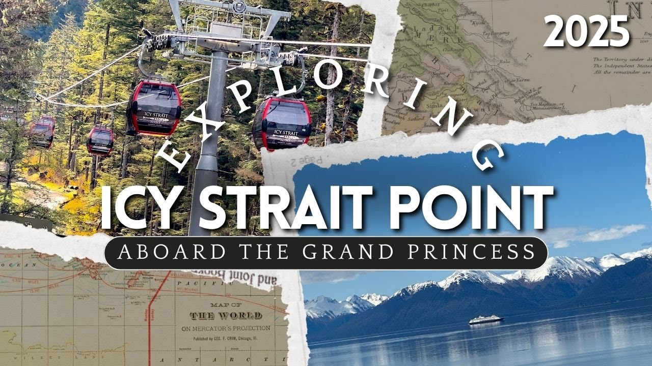 4K 2025 ICY STRAIT POINT, ALASKA ABOARD THE GRAND PRINCESS (WALKING ...