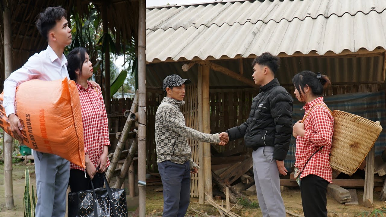 Mr. Chung and Nuong left their old place and moved to a safer place for ...