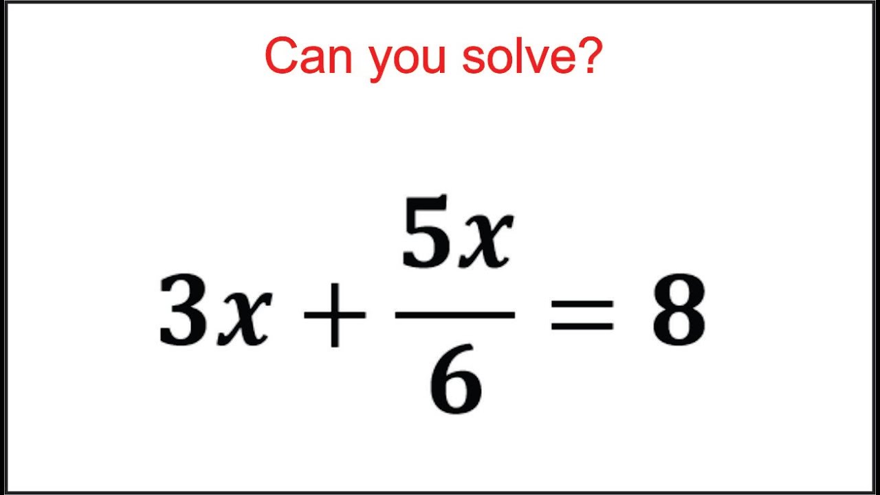 Linear Equation In One Variable How To Solve Linear Equation Class 8 linear-equation-in-one-variable-how-to-solve-linear-equation-class-8