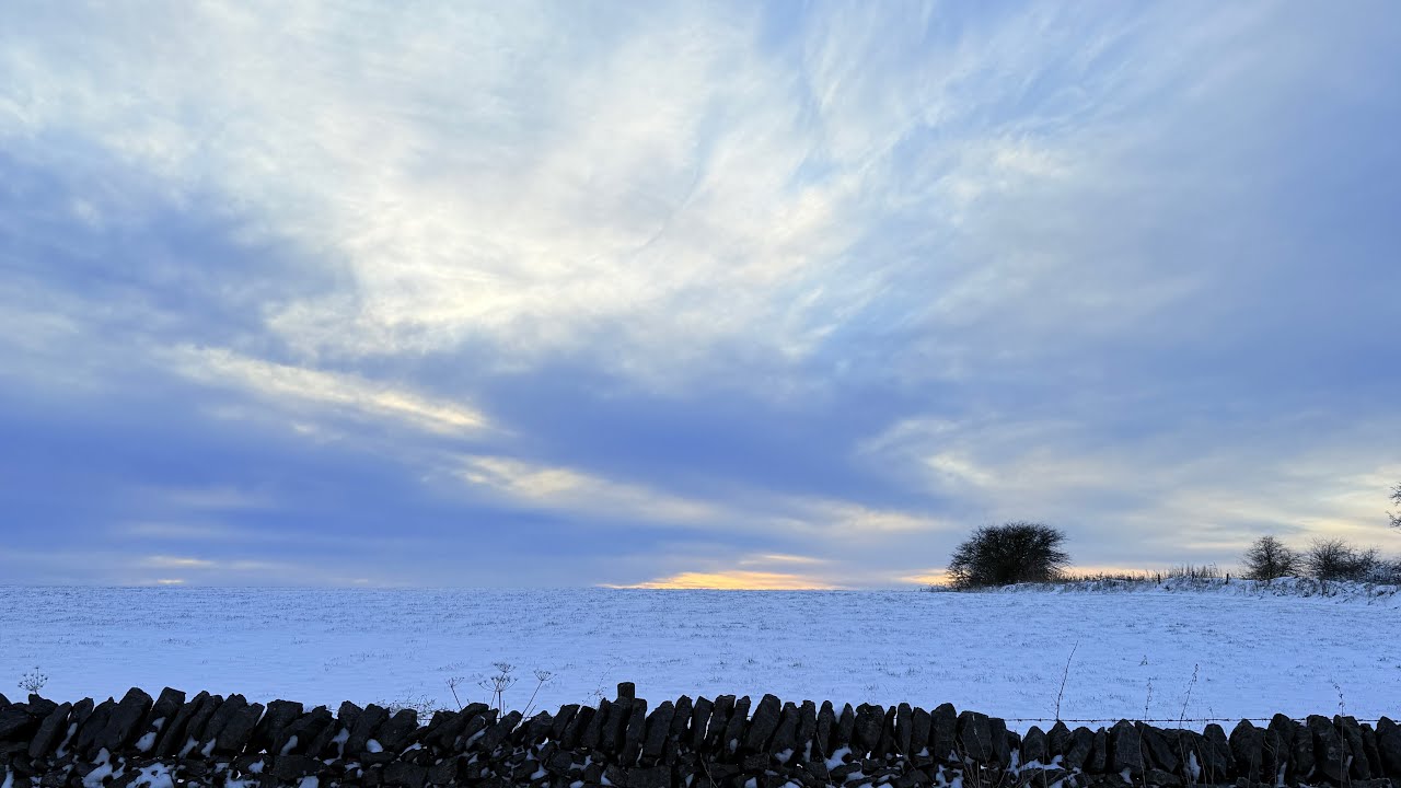 Mesmerizing Snow Drive Through Peak District | Winter Wonderland ...