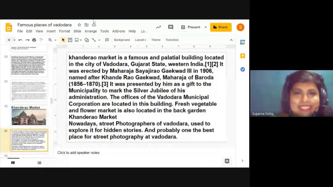 Library Session Our Vadodara part 2 by Suparna Sinha - YouTube