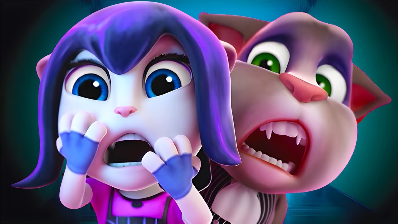 A SPOOKY SURPRISE! 👻🎃😩 | TALKING TOM SHORTS | WildBrain Kids - YouTube