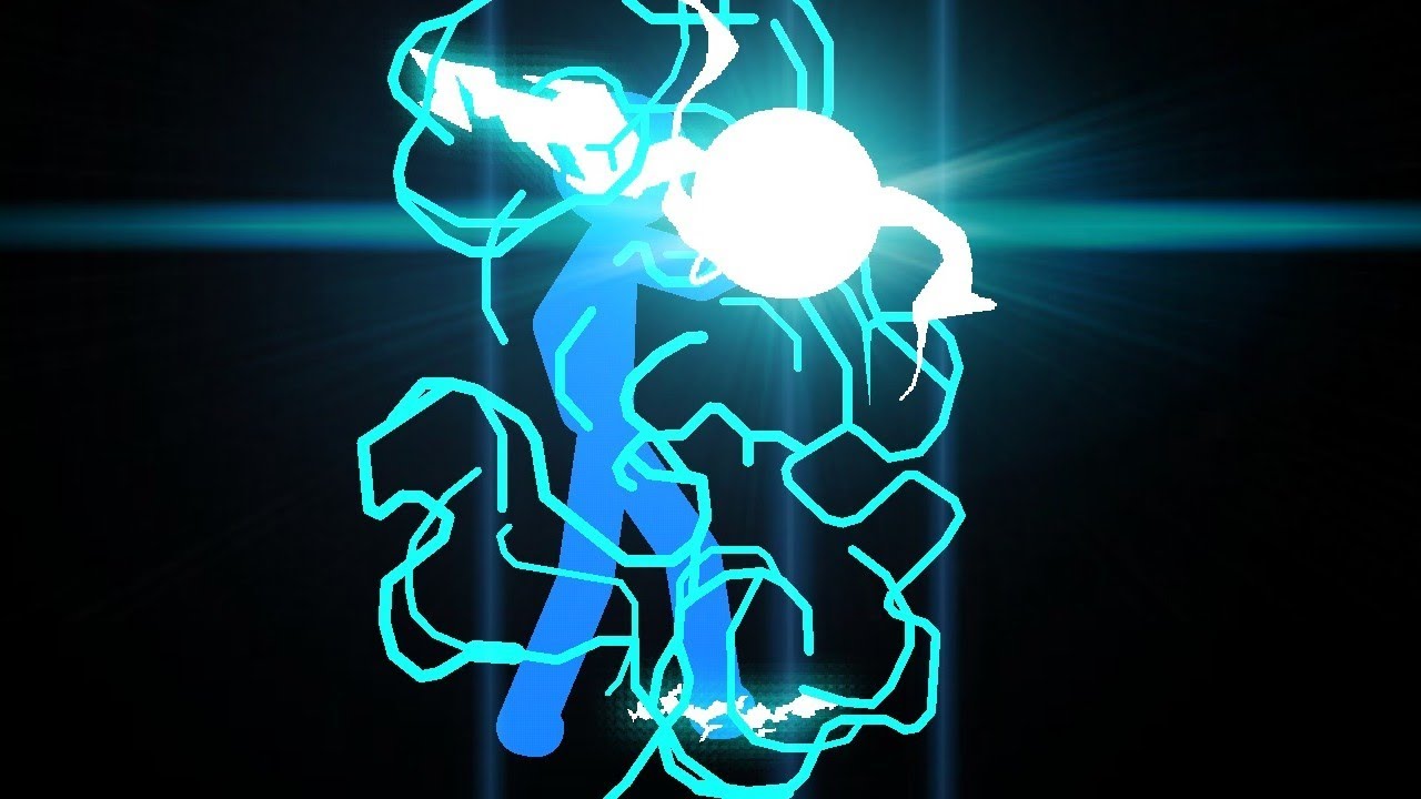 test with new effects (stick nodes) - YouTube