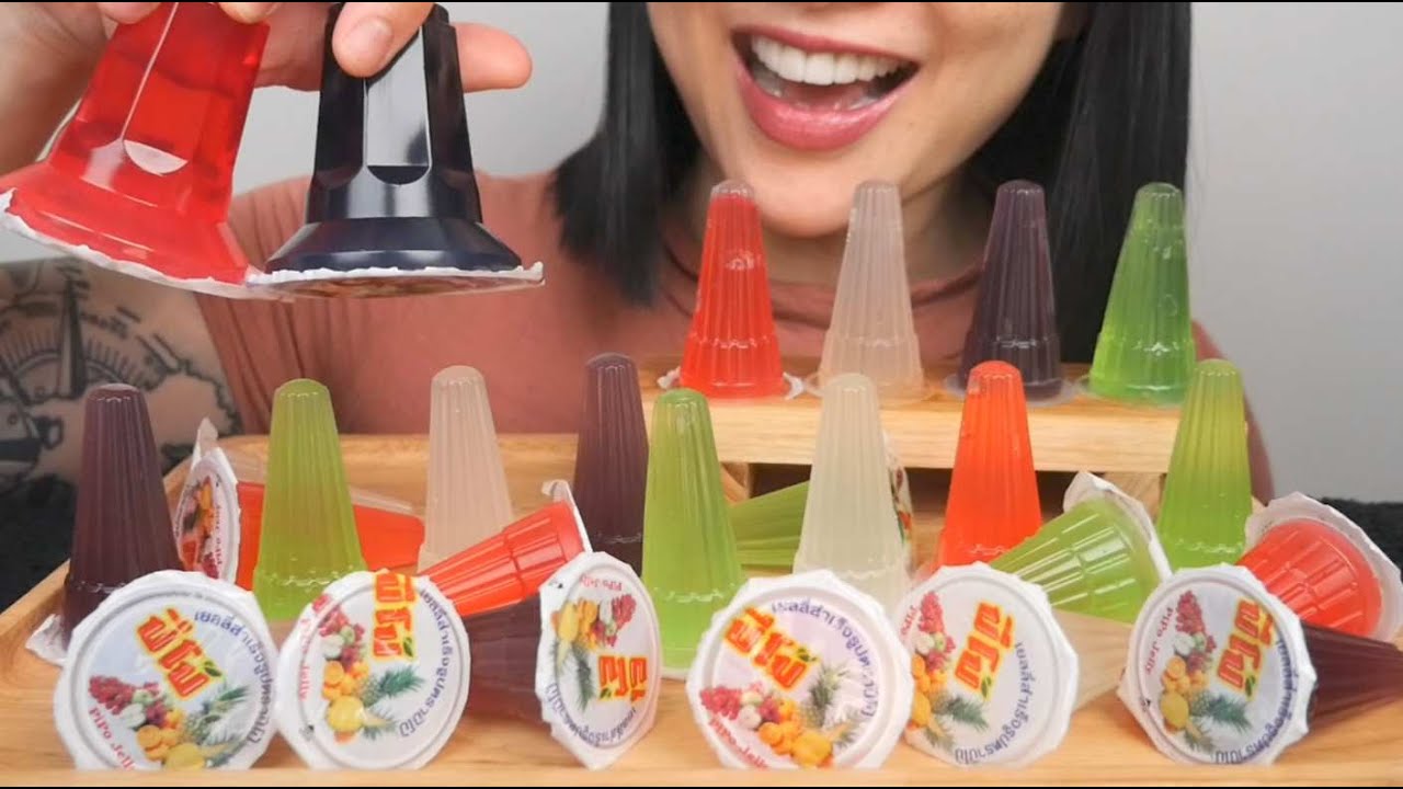 THAI JELLO *Pipo (ASMR EATING SOUNDS) LIGHT WHISPERS | SAS-ASMR - YouTube