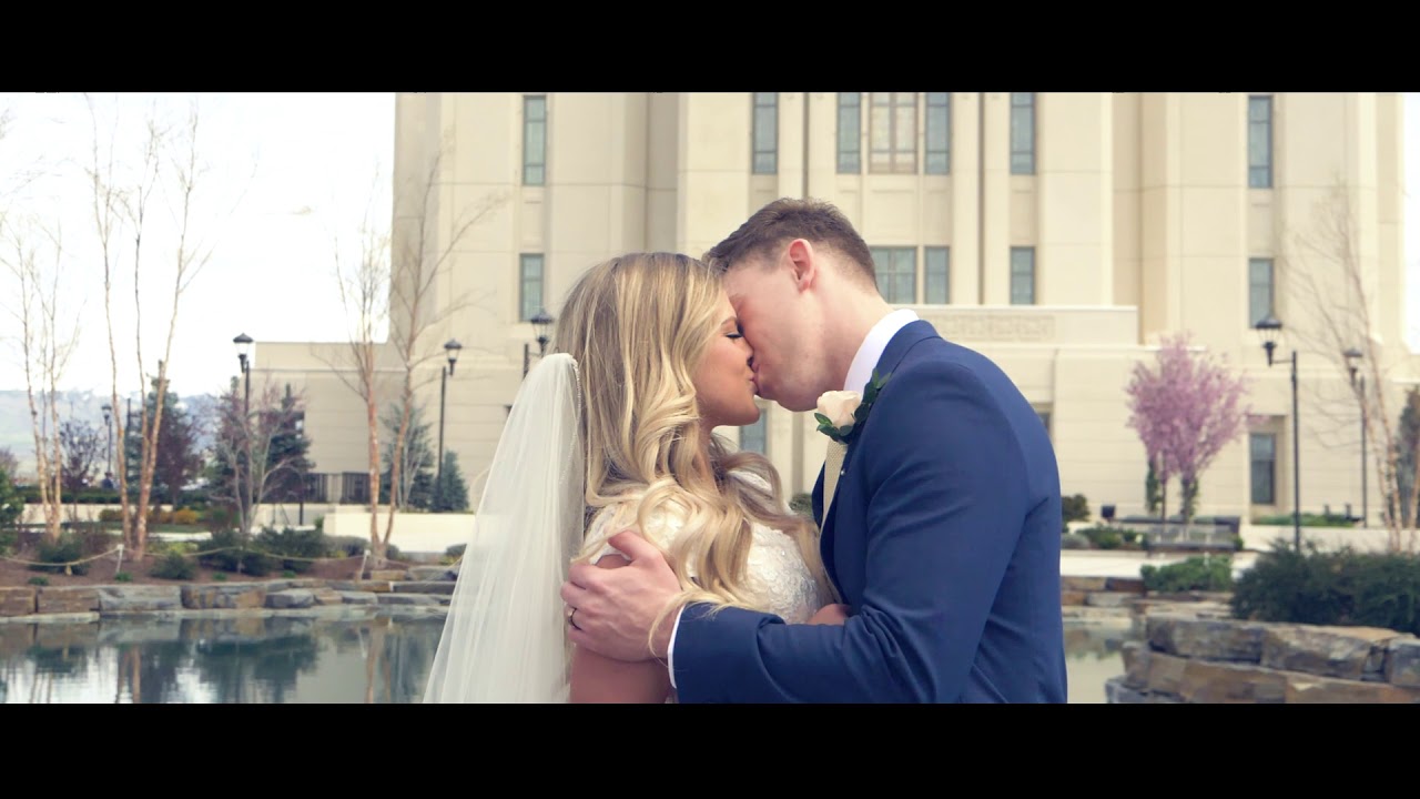 Meridian Idaho Temple Wedding // Kenna + Jordan - YouTube