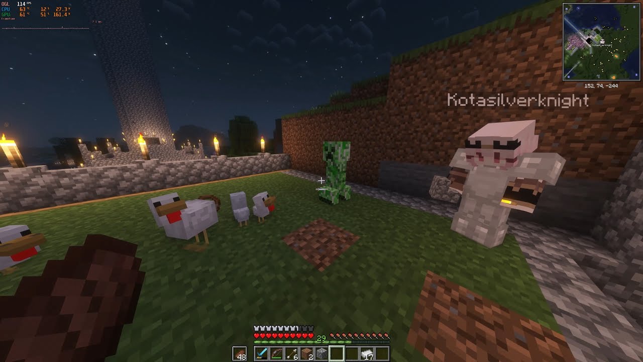 Creeper Hates Newborn Baby Chickens - Minecraft - YouTube