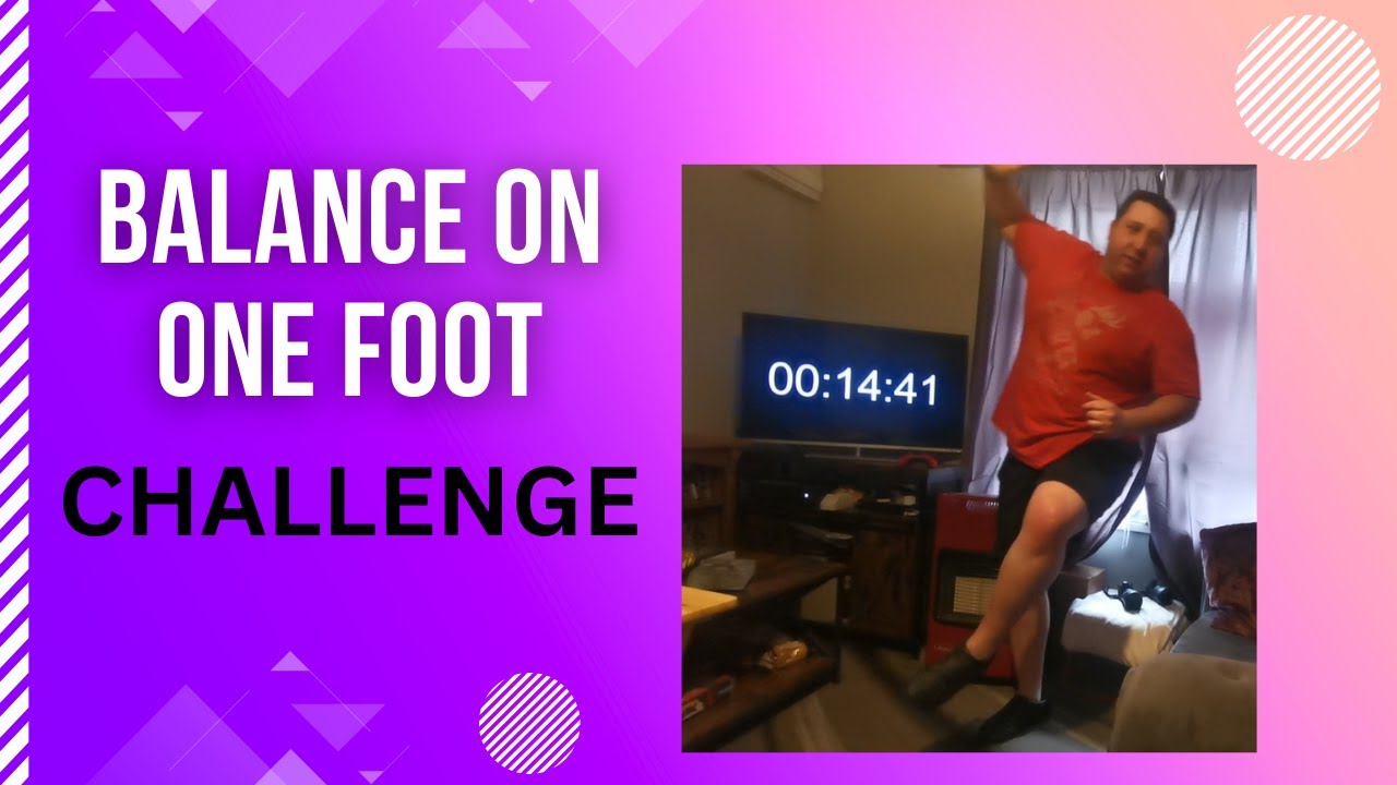 HOW LONG CAN I BALANCE ON ONE FOOT? - YouTube