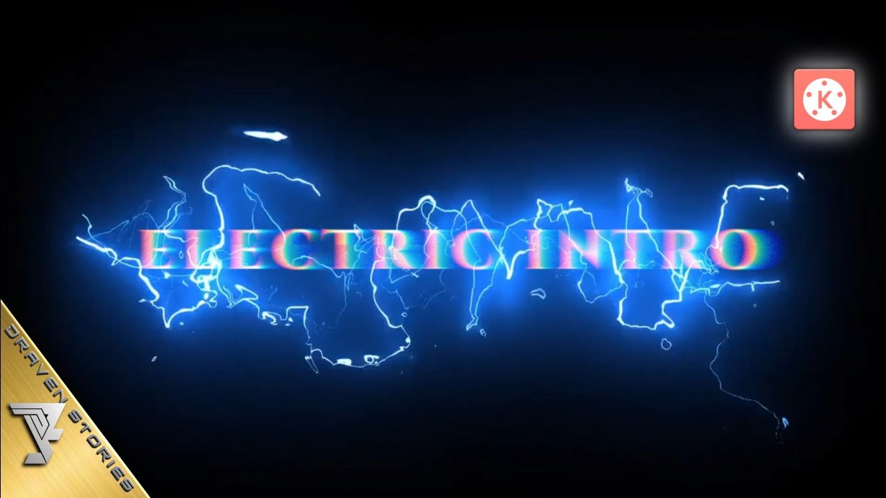 How To Make Electric Intro Reveal Text in KineMaster Tutorial - YouTube