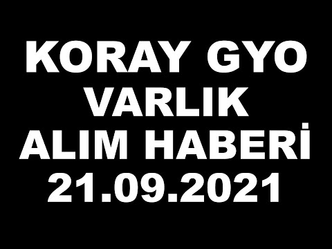 #KGYO HİSSE HABER- BORSA KORAYGYO HİSSE YORUM - BORSA HABER - KGYO hisse analizi - temel analiz