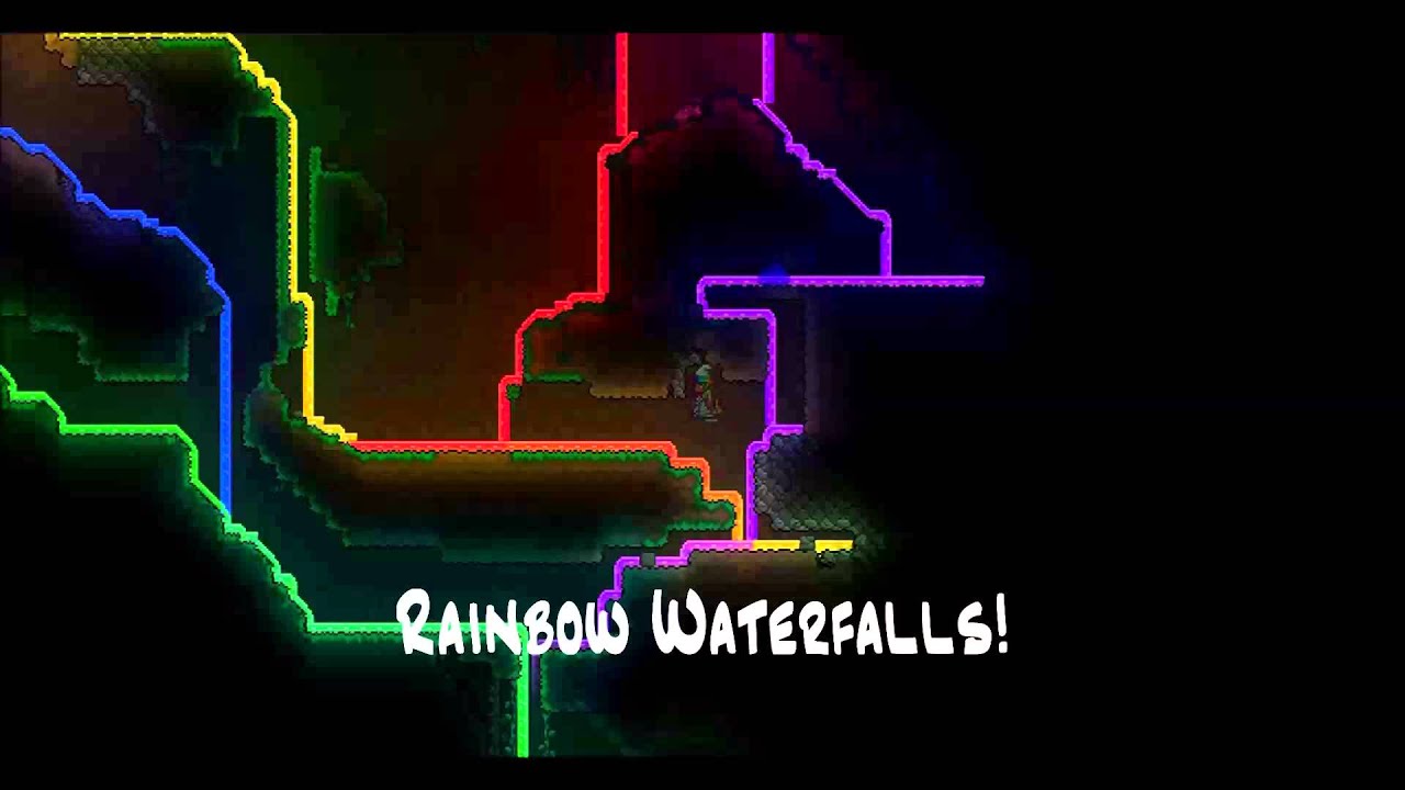 Terraria 1.3 News- Waterfalls, Clothes, and Fireflies! - YouTube