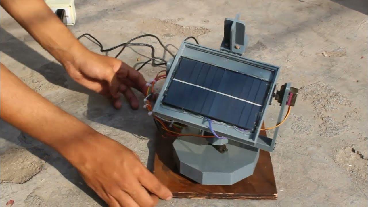 3D printed solar tracking system Using Arduino - YouTube