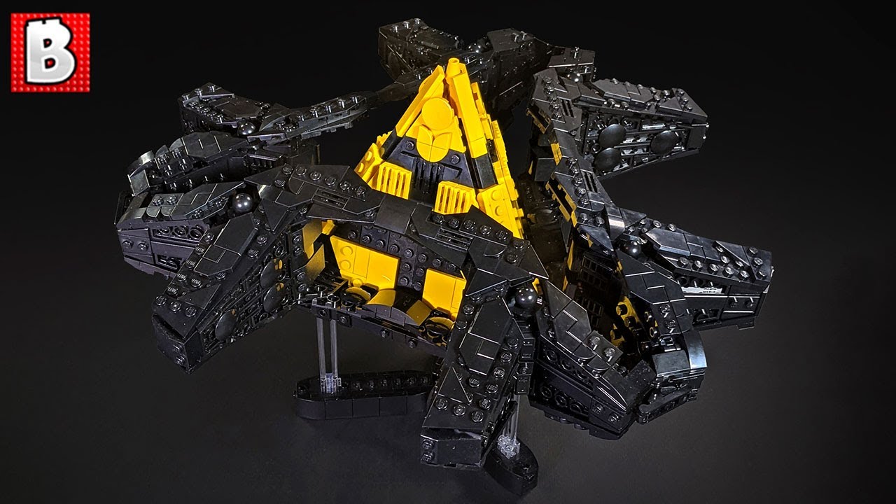 LEGO Ha'tak Stargate Custom Build! - YouTube