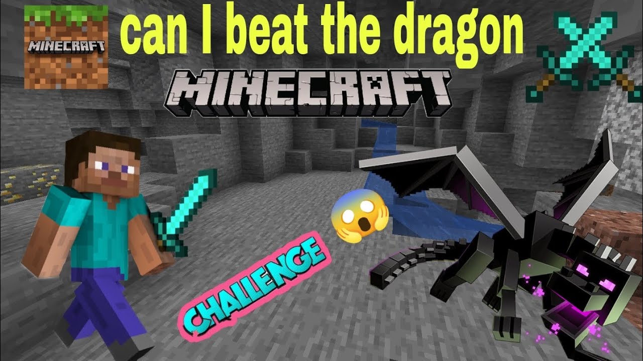 Minecraft but I can beat the dragon 😱 - YouTube
