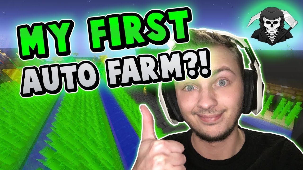 CREATING MY FIRST AUTOMATIC FARM! - YouTube