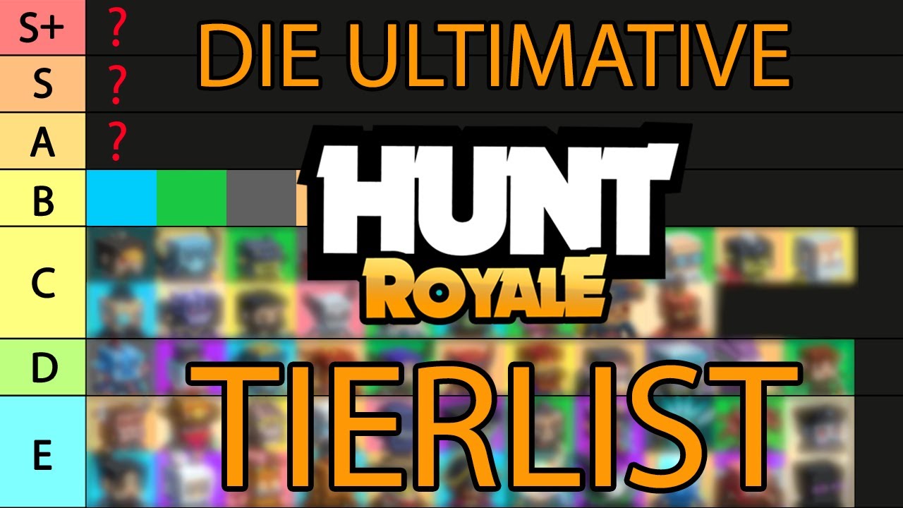 Die Ultimative Hunt Royale Tierlist - YouTube