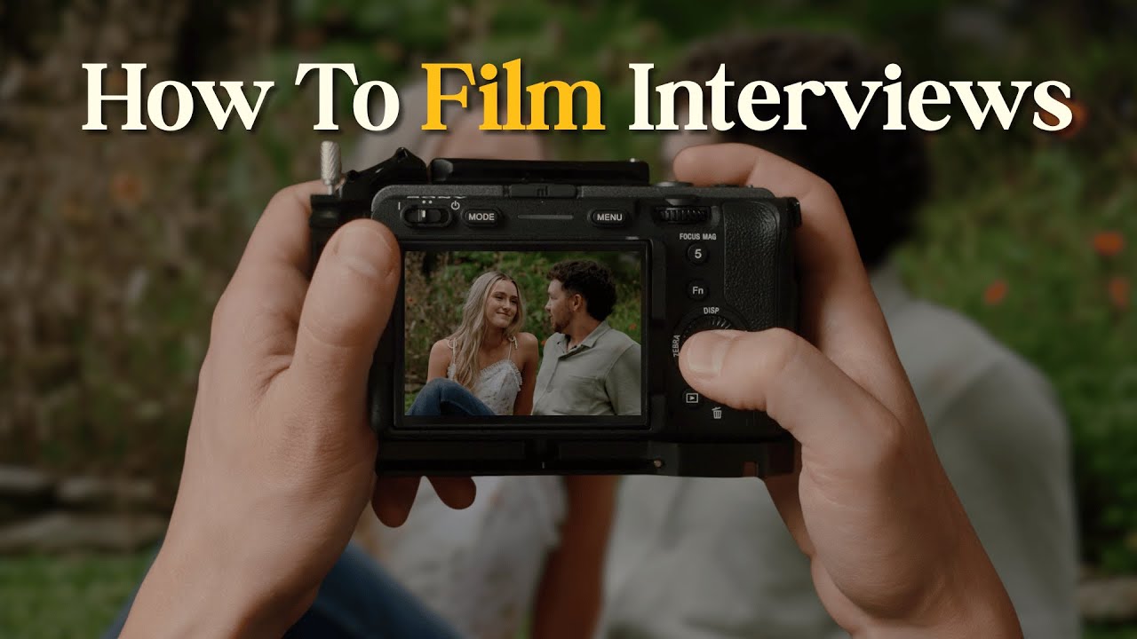 How To Film Cinematic Interviews SOLO! - YouTube