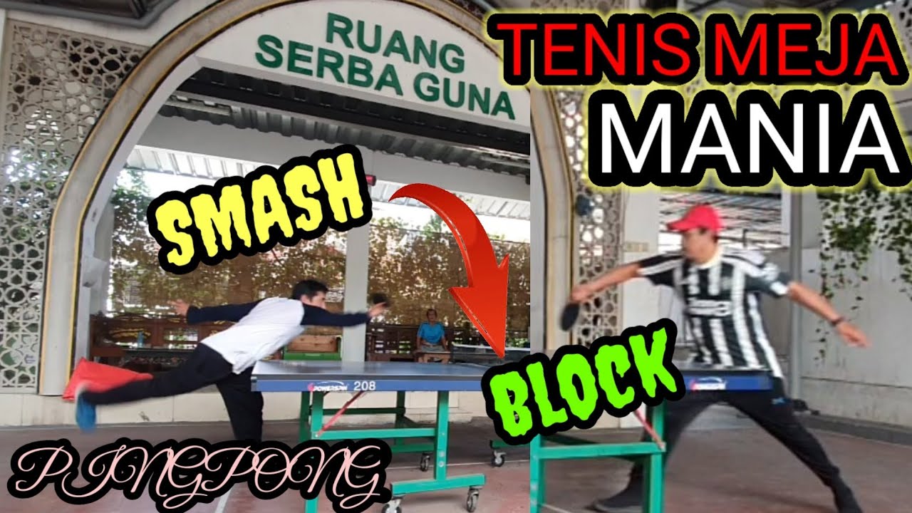 BERLATIH TEKNIK SMASH & BLOCK PINGPONG - TENIS MEJA MANIA | TABLE ...